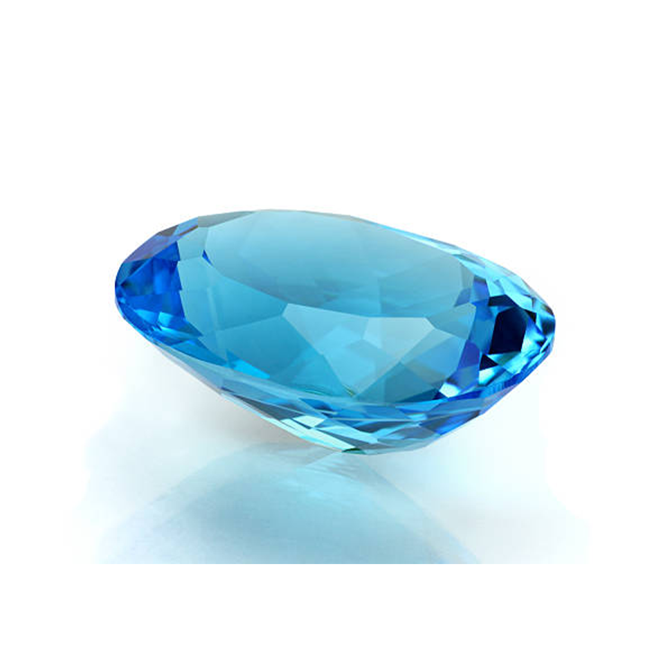 Natural Blue Topaz (England) – Premium Sky-Blue Gemstone (Carat ...